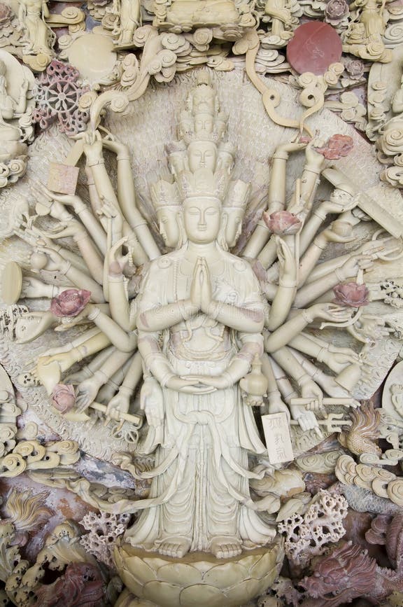 Thousand Hands Buddha stock photo. Image of flowers, peace - 11675234