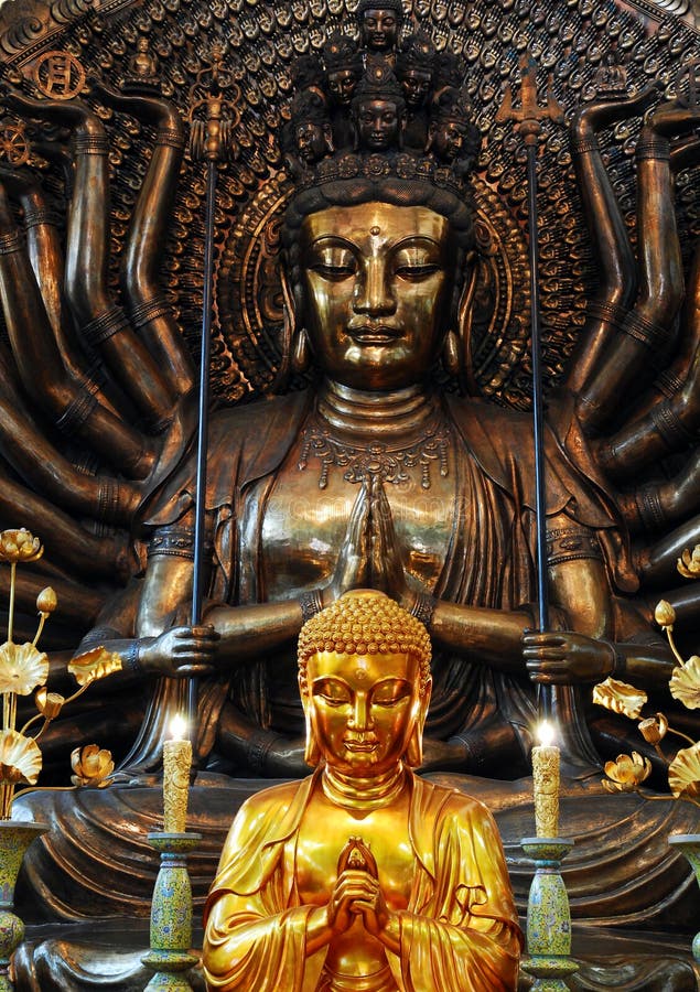 Thousand Hands Buddha stock photo. Image of buddha, jade - 23840028