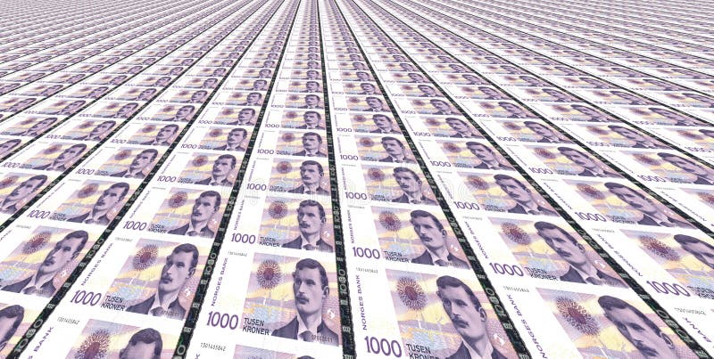 Thousand Norwegian Kroner Bills Stock Image - Image of krone, bill: 8917031