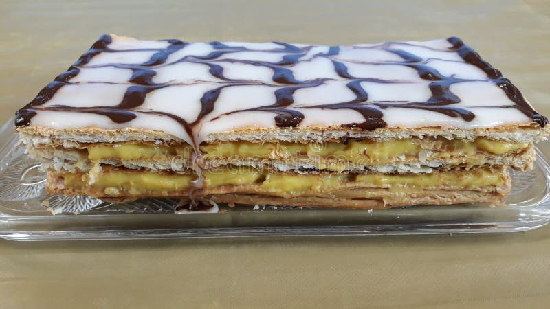 A thousand sheets cake stock photo. Image of cake, sheets - 81964252