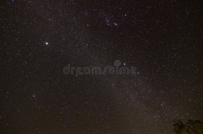 Thousand Stars in Space, Real Photography Stock Image - Image of ...