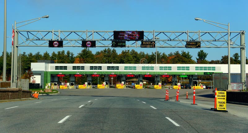 Thousands Islands, New York - October 25, 2019 - the U.S Custom Border ...