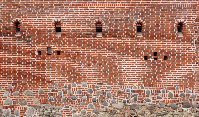 Thousands of Red Clay Bricks Stock Photo - Image of block, granite ...