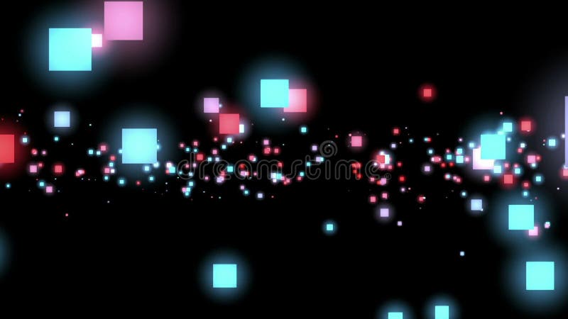 Thousands of Square Shape Fly .Has Alpha Channel Stock Video - Video of ...