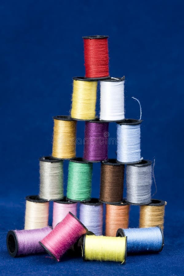 Thread stock image. Image of reel, bobbin, macro, spool - 10899891