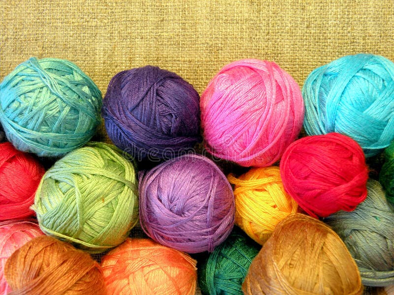 Thread balls stock photo. Image of thread, wooden, yarn - 32425542