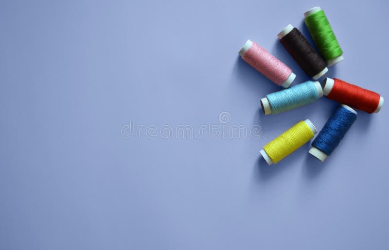 Thread on a Blue Background, a Banner for an Atelier, Tailoring, Sewing ...