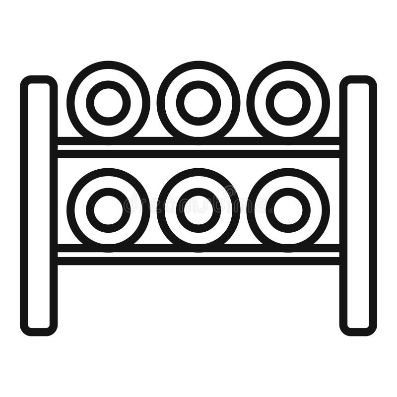 Thread Bobine Rack Icon Outline Vector Stock Illustrations – 1 Thread ...