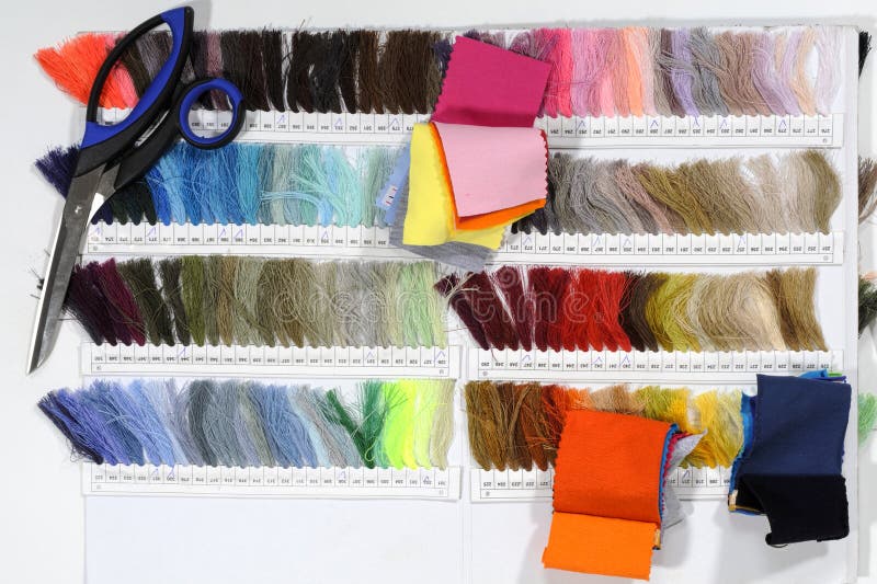 Color Card, Color Guide Closeup, Color Chart, Color Swatch Stock Photo ...