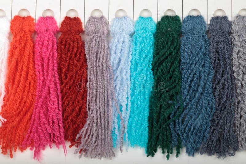 Thread color card stock photo. Image of clothing, garment - 61447392