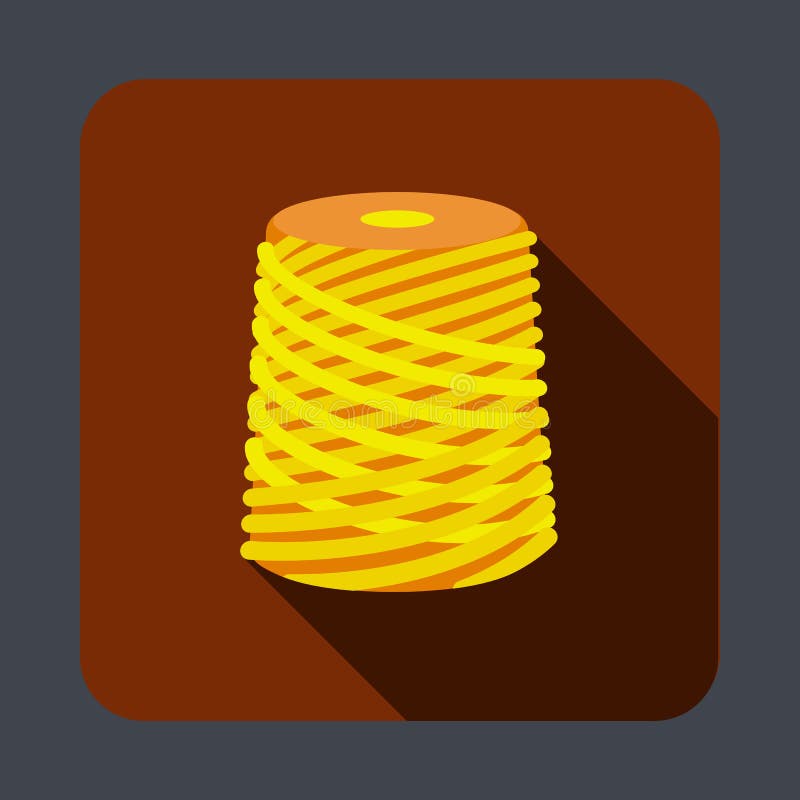 Thread Concept Background, Cartoon Style Stock Vector - Illustration of ...