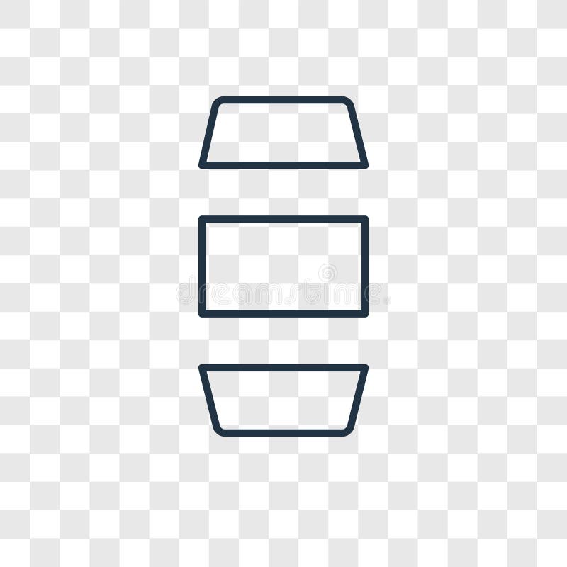 Thread Concept Vector Linear Icon Isolated on Transparent Background ...