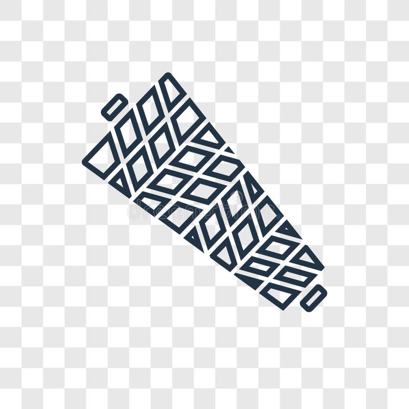 Thread Concept Vector Linear Icon Isolated on Transparent Background ...