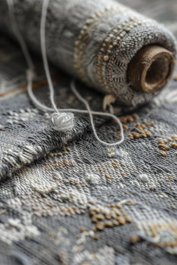 Thread Detail from Fabric, Useful for Textures and Patterns Stock Photo ...