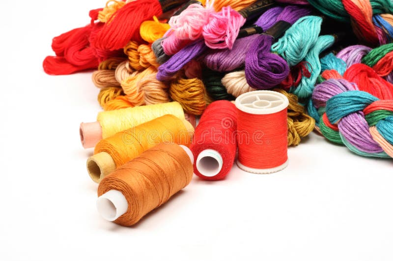 Thread for embroidery 3 stock image. Image of thread - 10383535