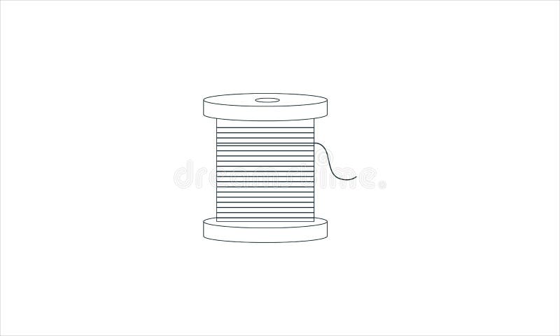 Thread Icon Simple Style Vector Image Stock Vector - Illustration of ...