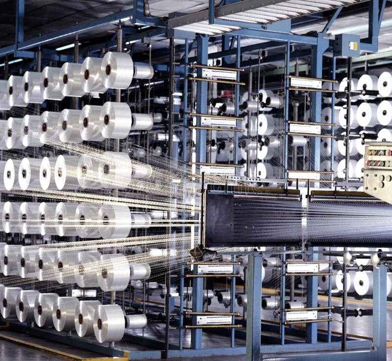 Thread industry stock image. Image of reel, equipment - 17028783