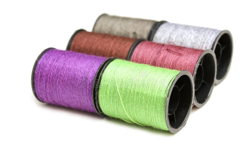 Thread isolated stock photo. Image of wood, cotton, fashion - 36398810