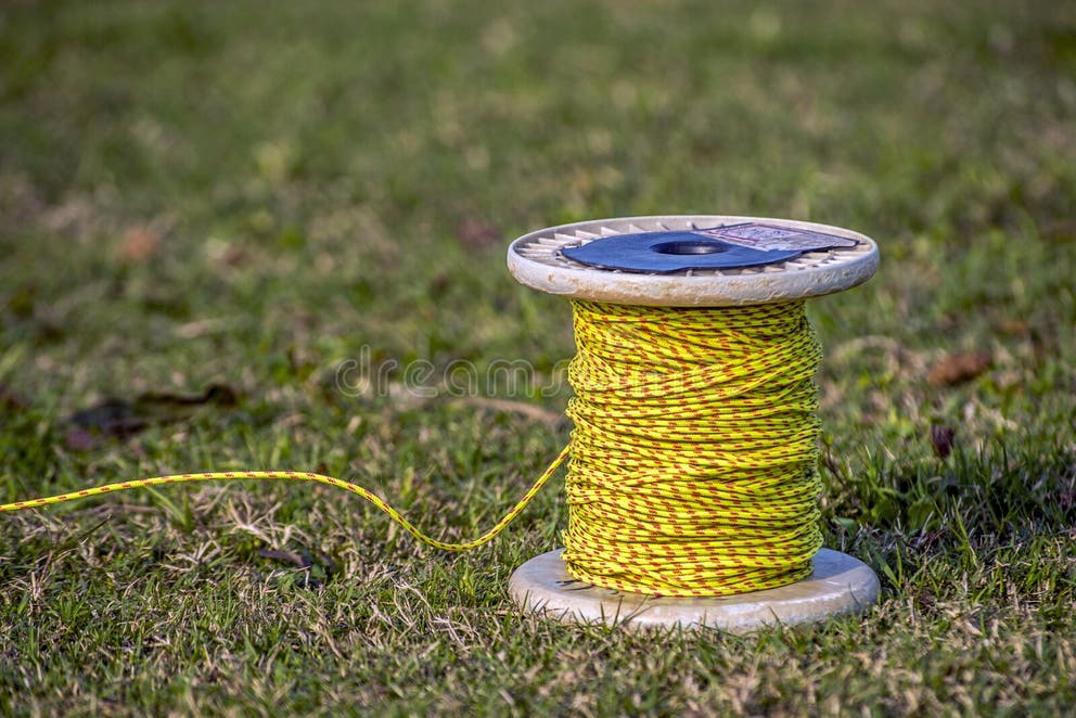 Thread of Kites stock image. Image of wooden, spindle - 37235639