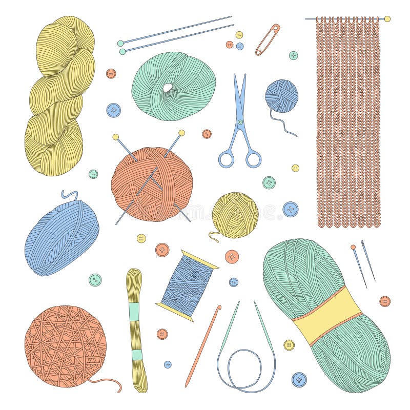 Needle Thread Knot Stock Illustrations – 126 Needle Thread Knot Stock ...