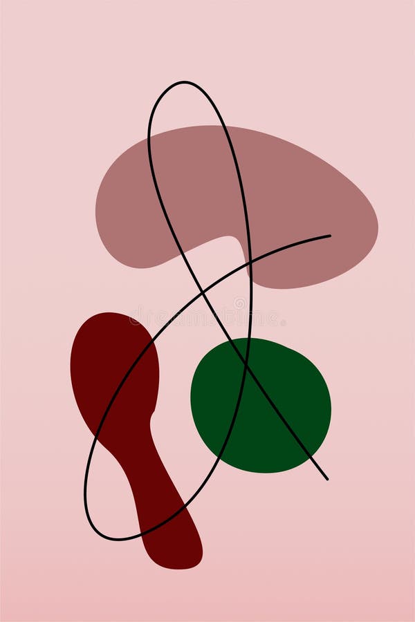 Thread Line Wall Art Decoration Stock Vector - Illustration of abstract ...