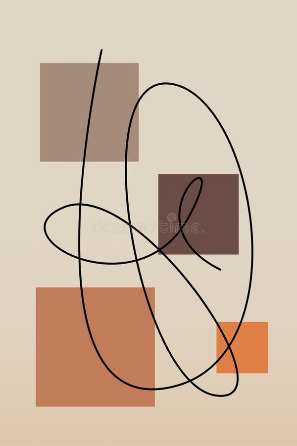 Thread Line Wall Art Decoration Stock Vector - Illustration of white ...