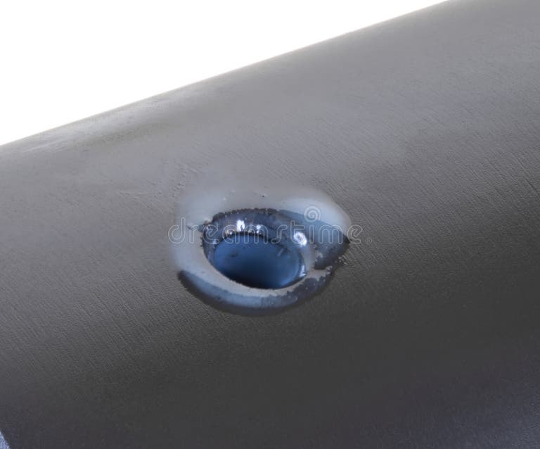 Thread Locking Compound in a Rifle Receiver Hole Stock Image - Image of ...