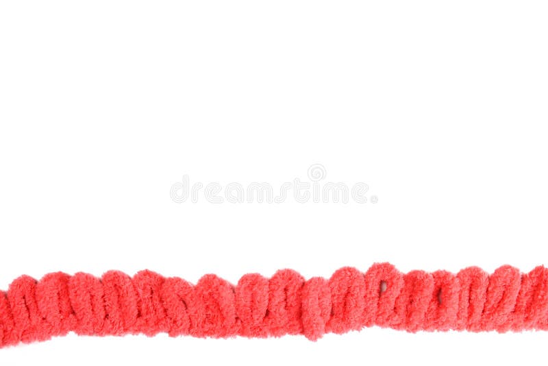 Thread with Loops for Hand Knitting Isolated on a White Background ...