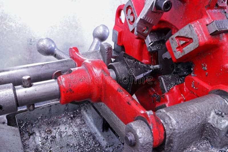 Thread Making Machine stock image. Image of conduit, making - 71486039