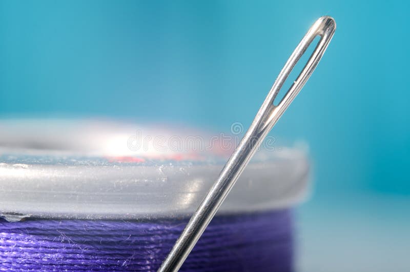Thread and Needle stock photo. Image of spool, thread - 30607176