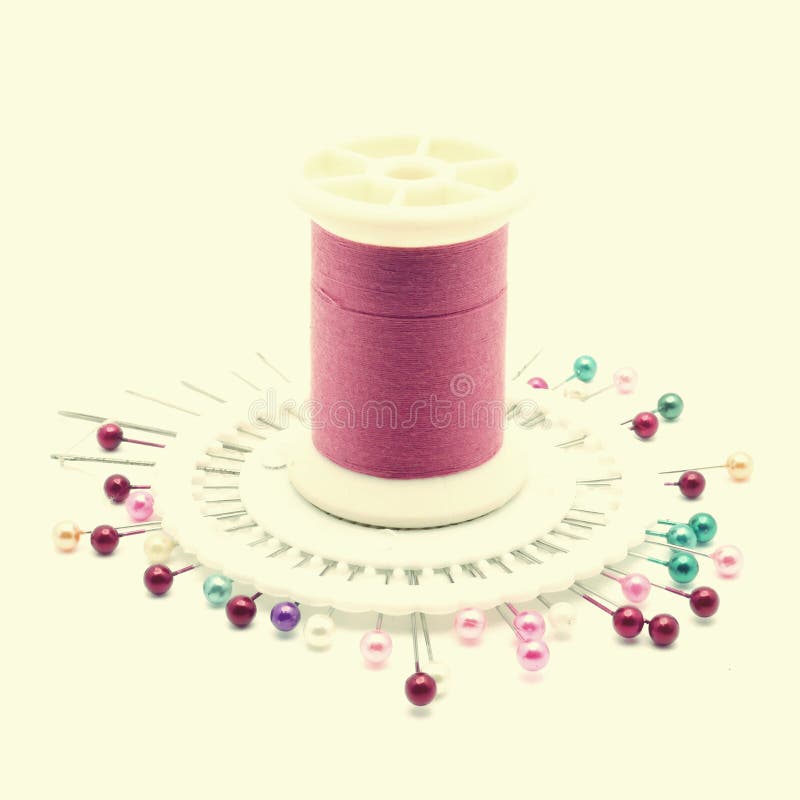 Thread and needle stock image. Image of vivid, industry - 25655767