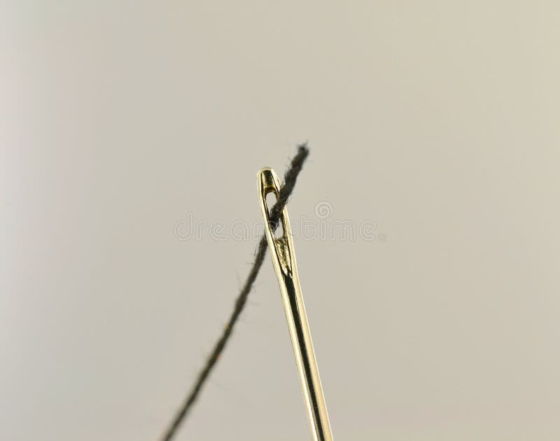Thread and needle stock image. Image of design, shiny - 47697487