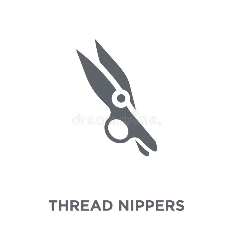 Thread Nippers Icon from Sew Collection. Stock Vector - Illustration of ...