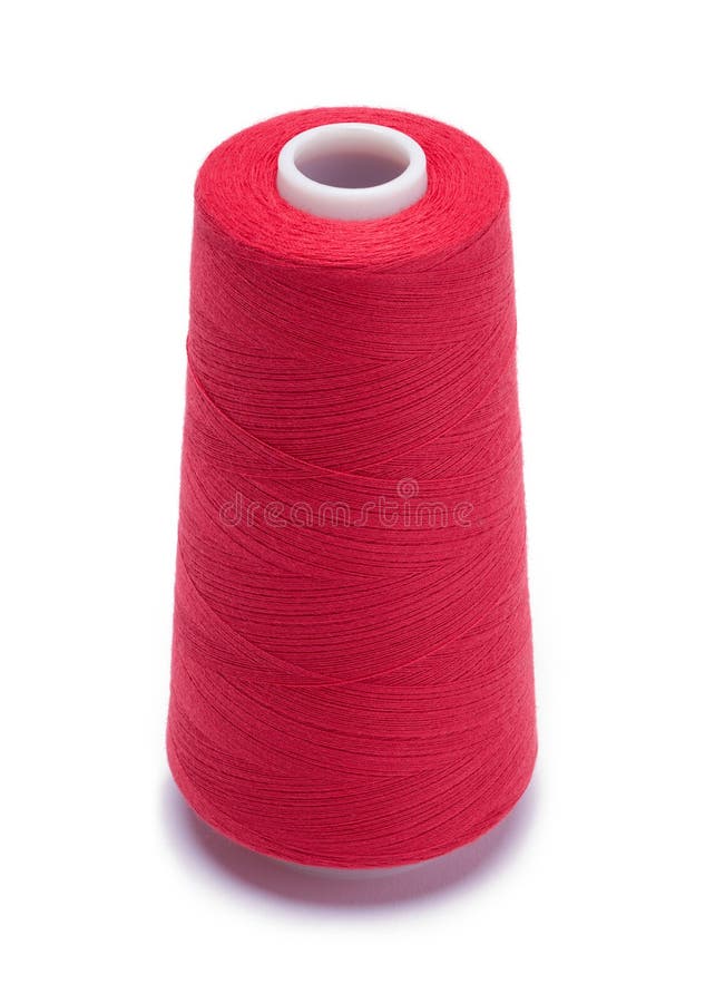 Thread Red stock image. Image of machine, thread, bobbin - 177631129
