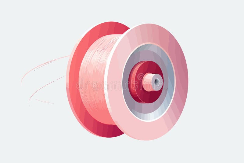 Thread Reel Isolated Vector Style Illustration Stock Vector ...