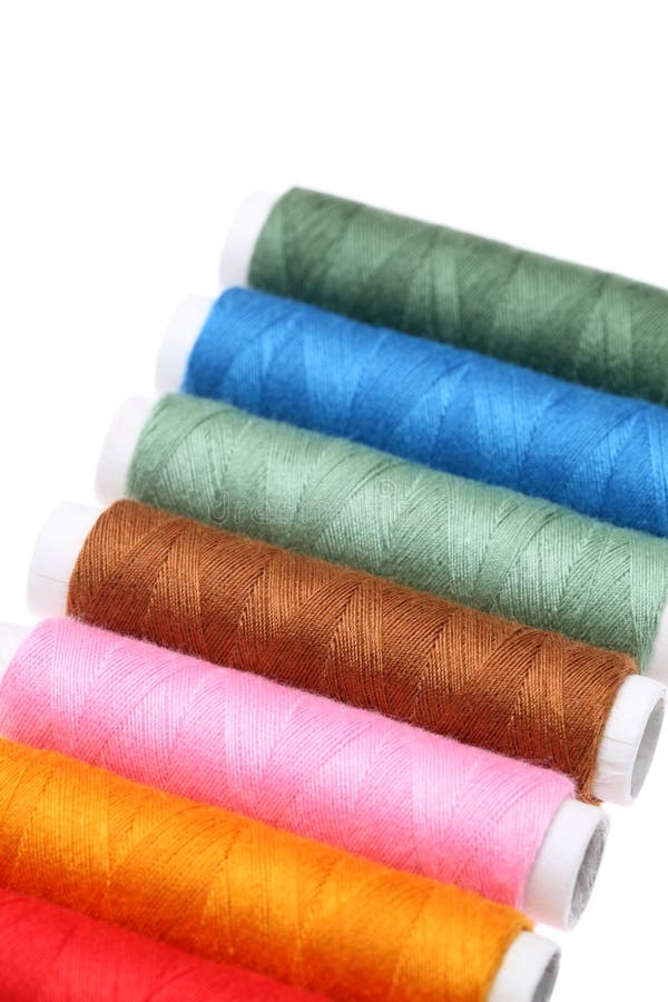 Spools of thread stock image. Image of embroidery, needlework - 19133403
