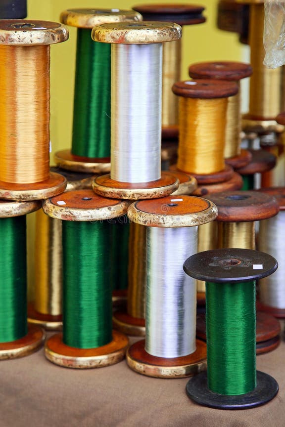 Thread reels stock photo. Image of yarns, yarn, crafts - 25996328