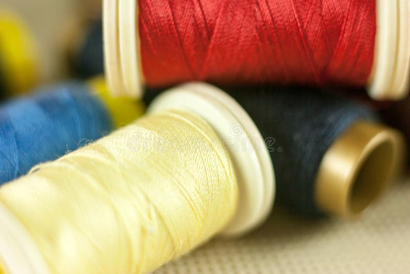 Thread reels stock photo. Image of cotton, hobby, spool - 36246102