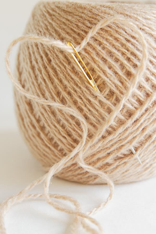 Thread in in the Shape of a Heart Stock Photo - Image of yarn, knit ...