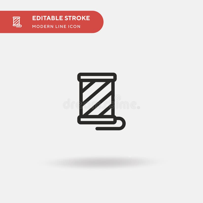 Thread Simple Vector Icon. Illustration Symbol Design Template for Web ...