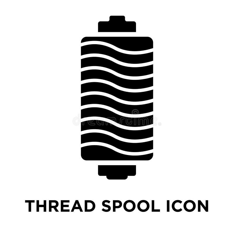 Spool of Thread Concept Vector Linear Icon Isolated on Transparent ...