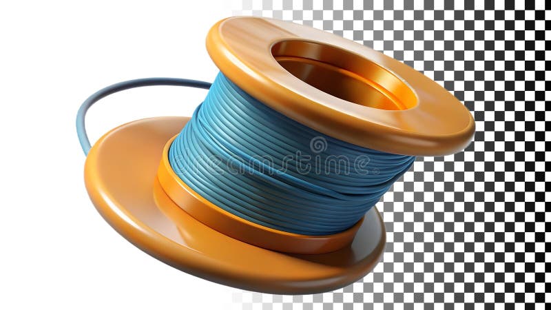 Thread Spool Icon, Representing Sewing Supplies and Textile Material ...