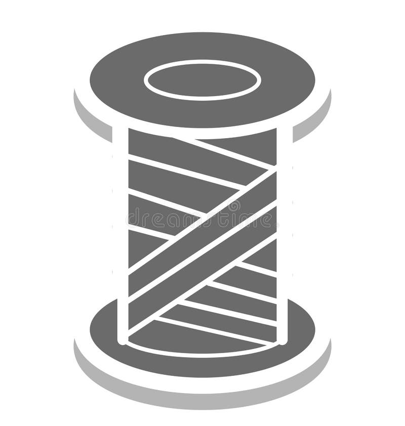 Spool Isolated Icon. Simple Element Illustration from Sew Concept Icons ...