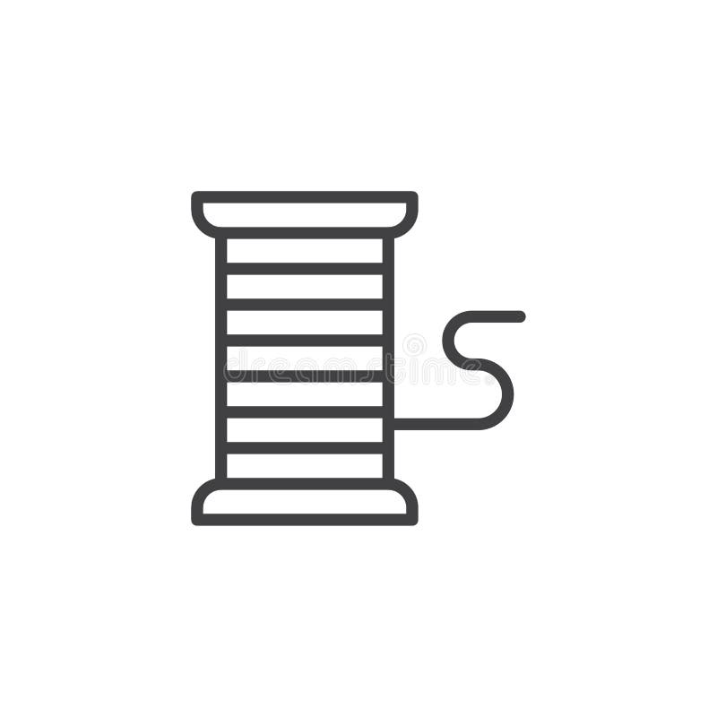Thread Spool Outline Stock Illustrations – 3,573 Thread Spool Outline ...