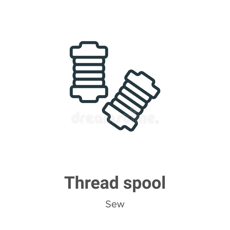 Thread Spool Outline Stock Illustrations – 3,573 Thread Spool Outline ...