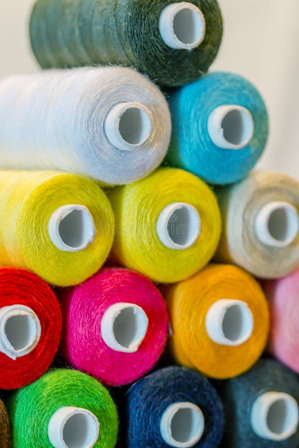 Thread spool set stock image. Image of creating, background - 108663277