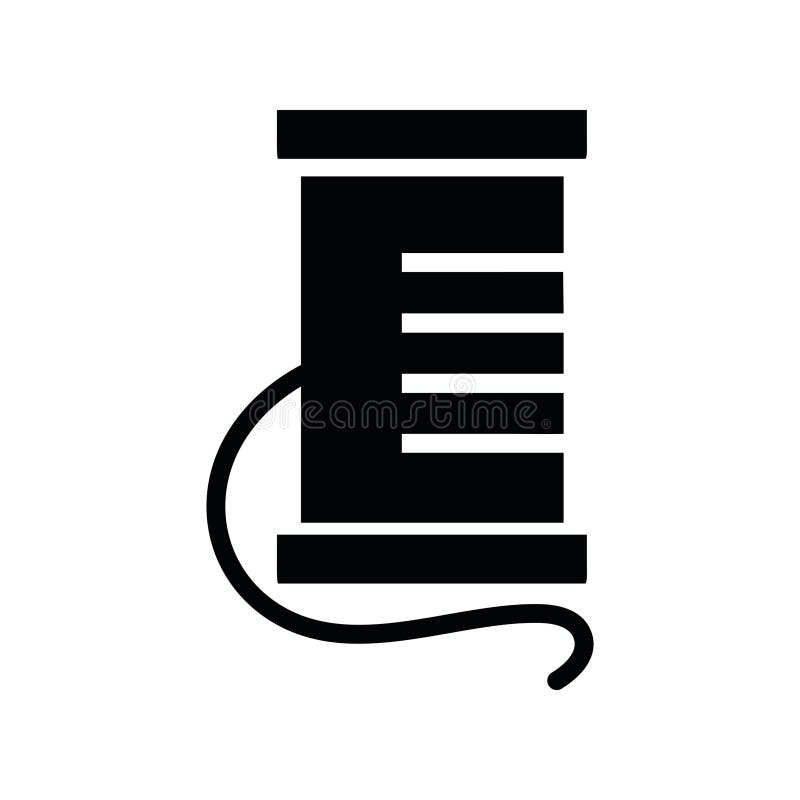 Thread Spool Textile Industry Supply Stock Vector - Illustration of ...