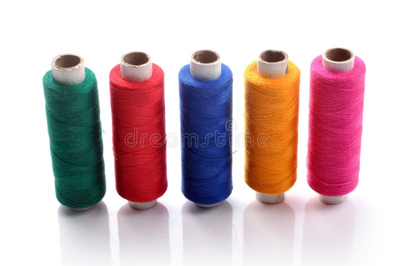 Thread spools stock image. Image of seam, dressmaking - 10680503