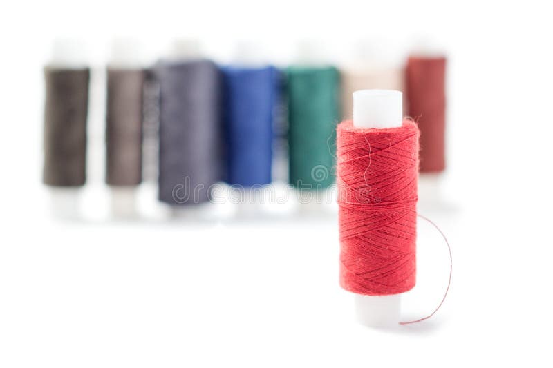 Thread spools stock image. Image of foreground, horizontal - 26498195