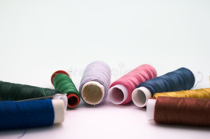 Thread, Tailoring, Handicraft, Tools, Materials, Background, Whi Stock ...